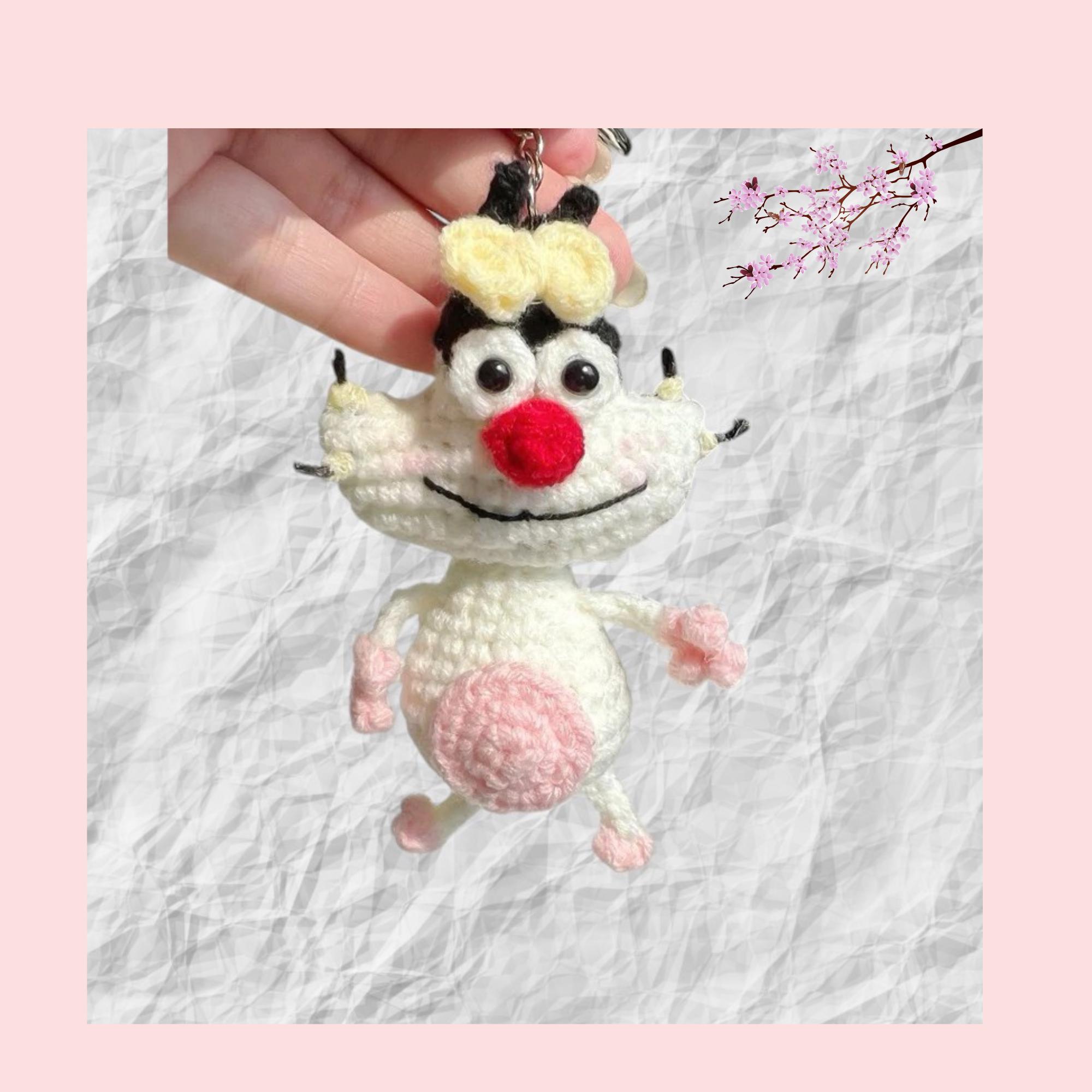 Oggy and the Cockroaches Crochet Plush Set – Handmade Oggy, Joey, Marky ...