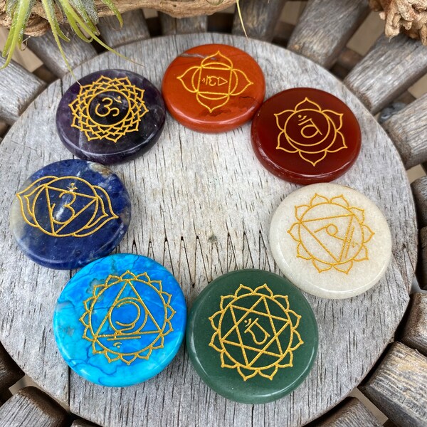 7 Chakra Stones - Etsy