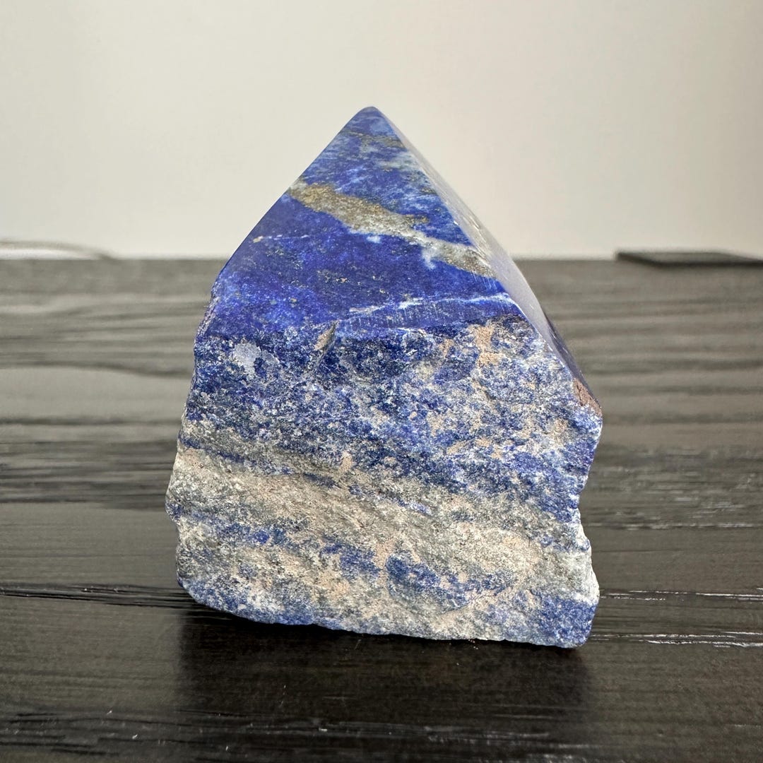 Lapis Top Polished Point Natural Sides Lapis Lazuli Tower Item 007 - Etsy