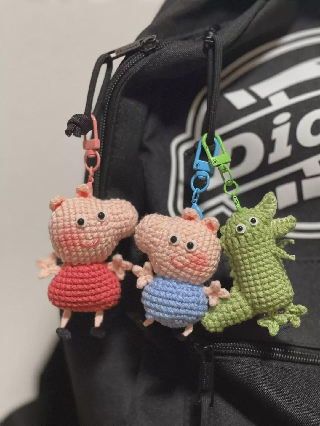 Peppa Pig Keychain: Cotton Character Charm Collection - Etsy