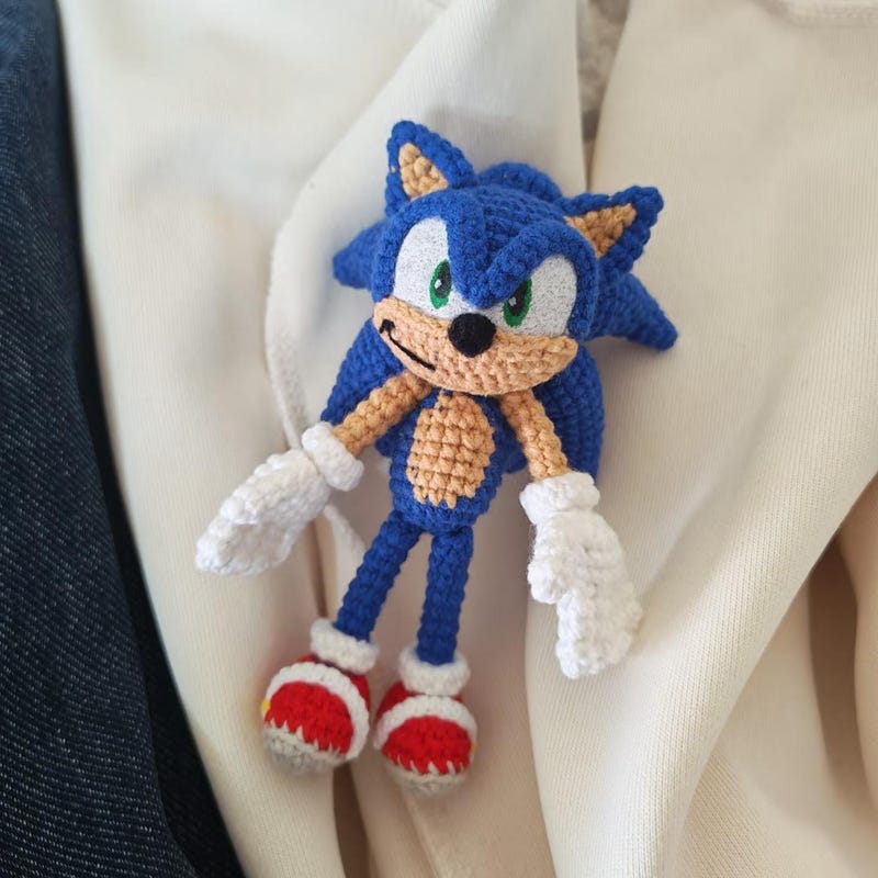 Shin Sonic Plush - Etsy