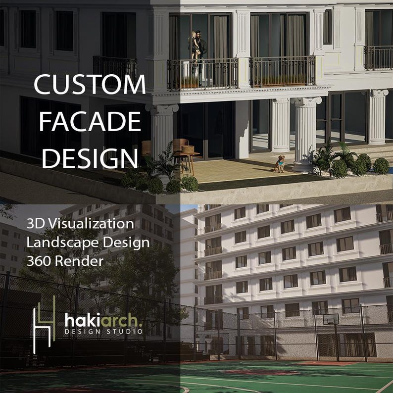 Facade Design, 3D Design, Architecture Design, Architectural Renderings, 3D Rendering, Realistic ...