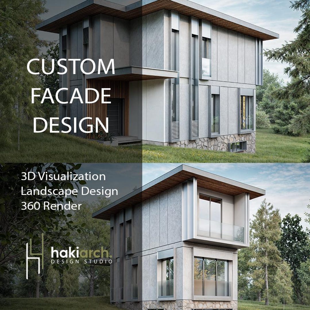 Facade Design, 3D Design, Architecture Design, Architectural Renderings ...