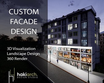 Facade Design, 3D Design, Architecture Design, Architectural Renderings, 3D Rendering, Realistic ...