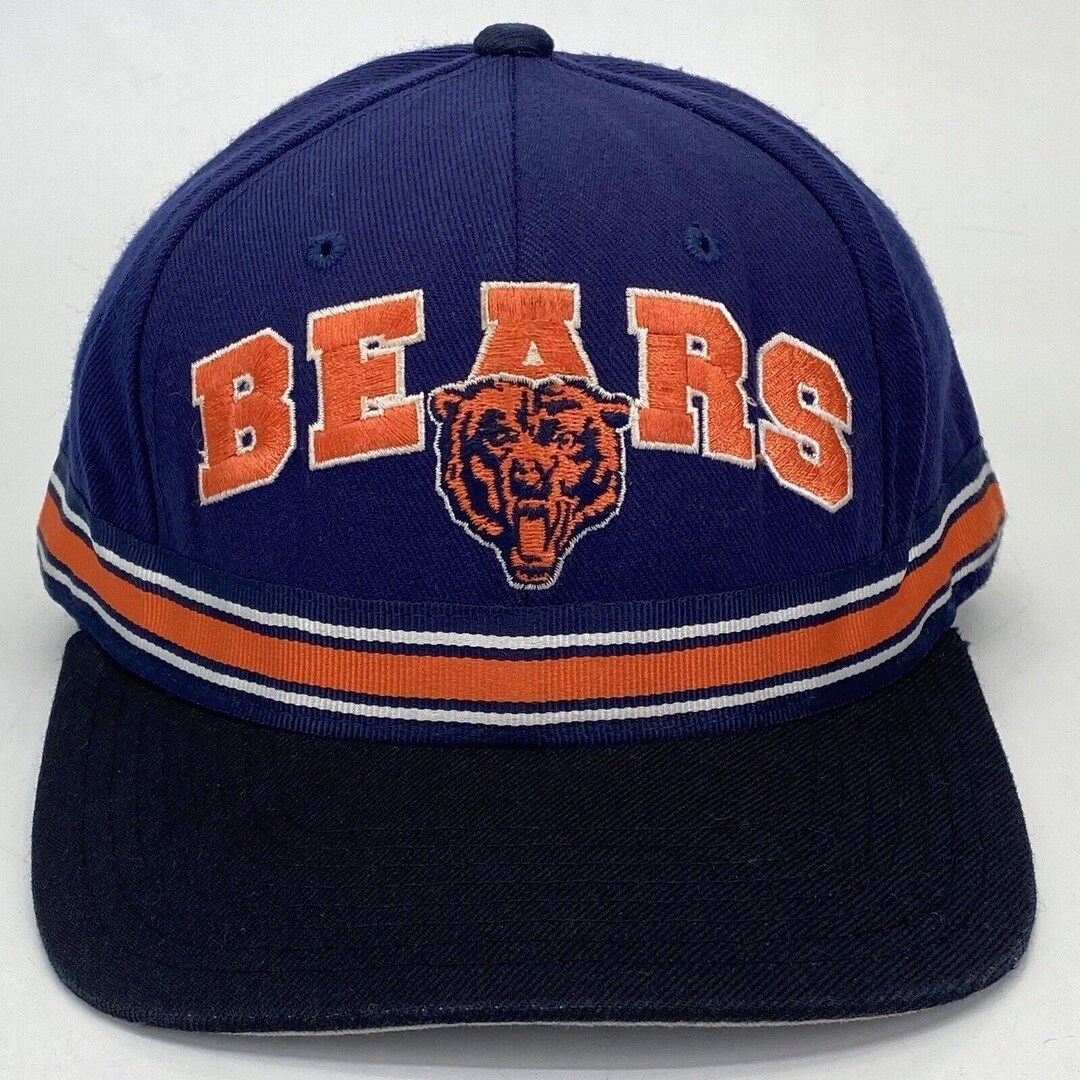 Vintage STARTER the Right Hat Chicago Bears Strap Back Hat Embroidered ...
