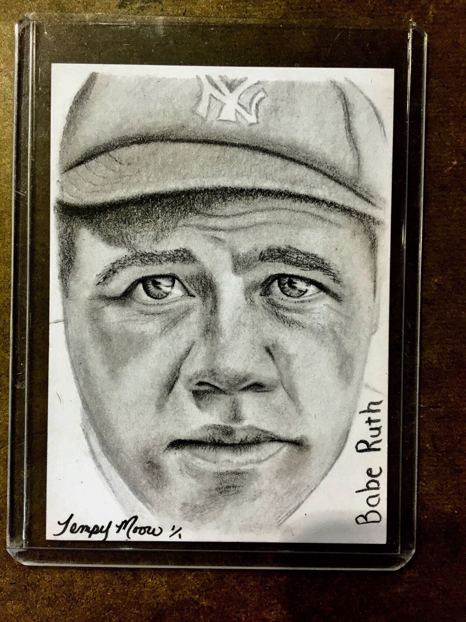 Custom Art Sketch Card Drawing by Artist Tempy Moore - Etsy