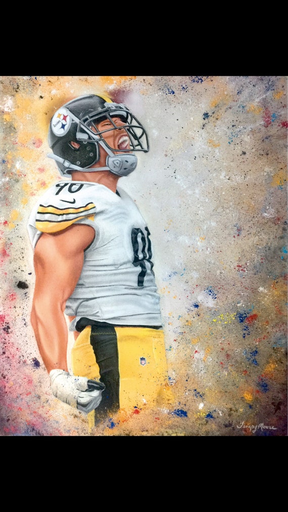 LIMITED EDITION Art Print Pittsburgh Steelers Artwork of TJ | Etsy