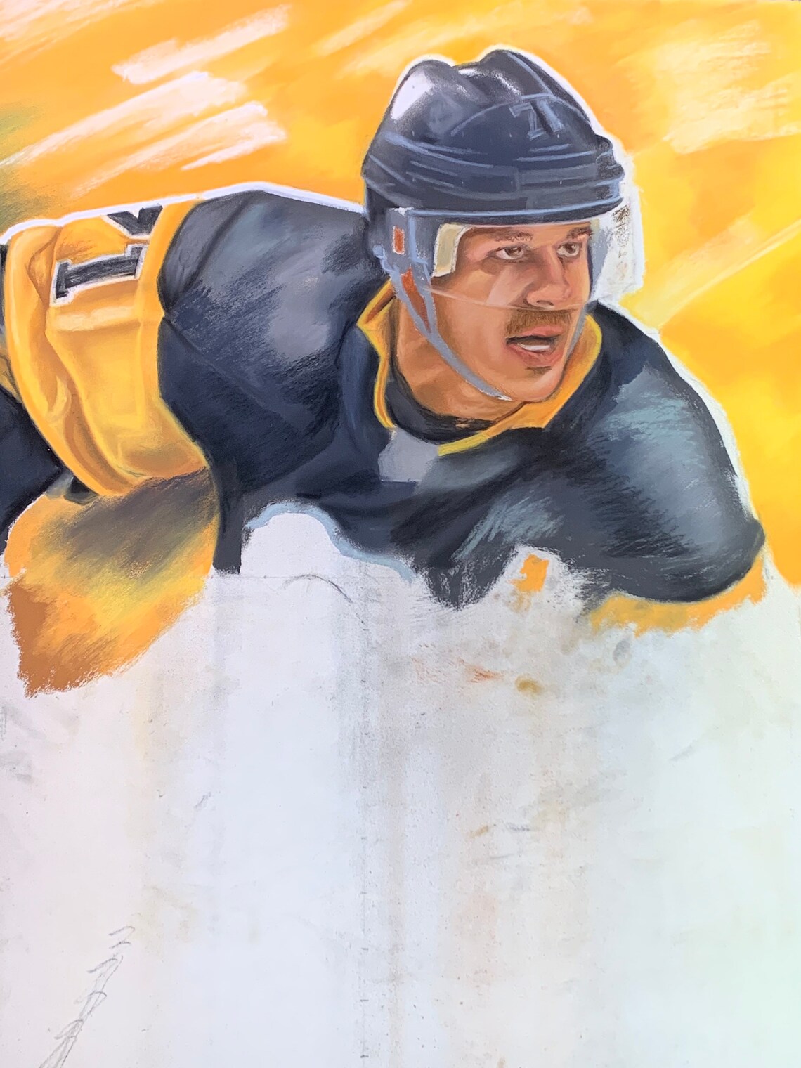 Pittsburgh Penguins 8 X10" Art Print Hockey Evgeni "geno" Malkin by ...