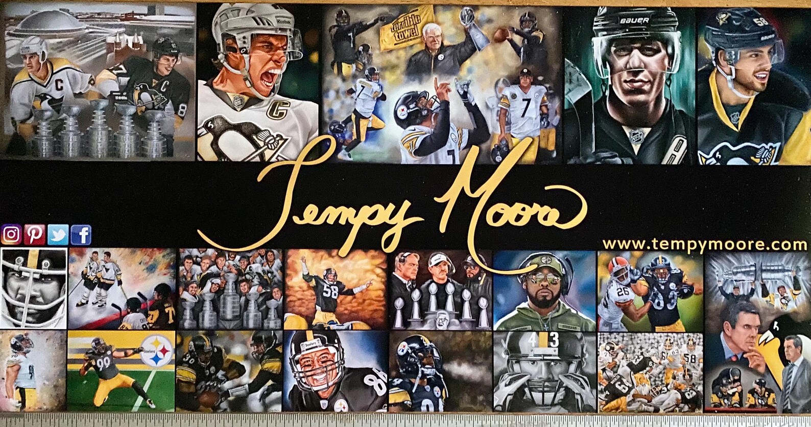 When Silver Forged Steel by Tempy Moore Pittsburgh Steelers Art ...