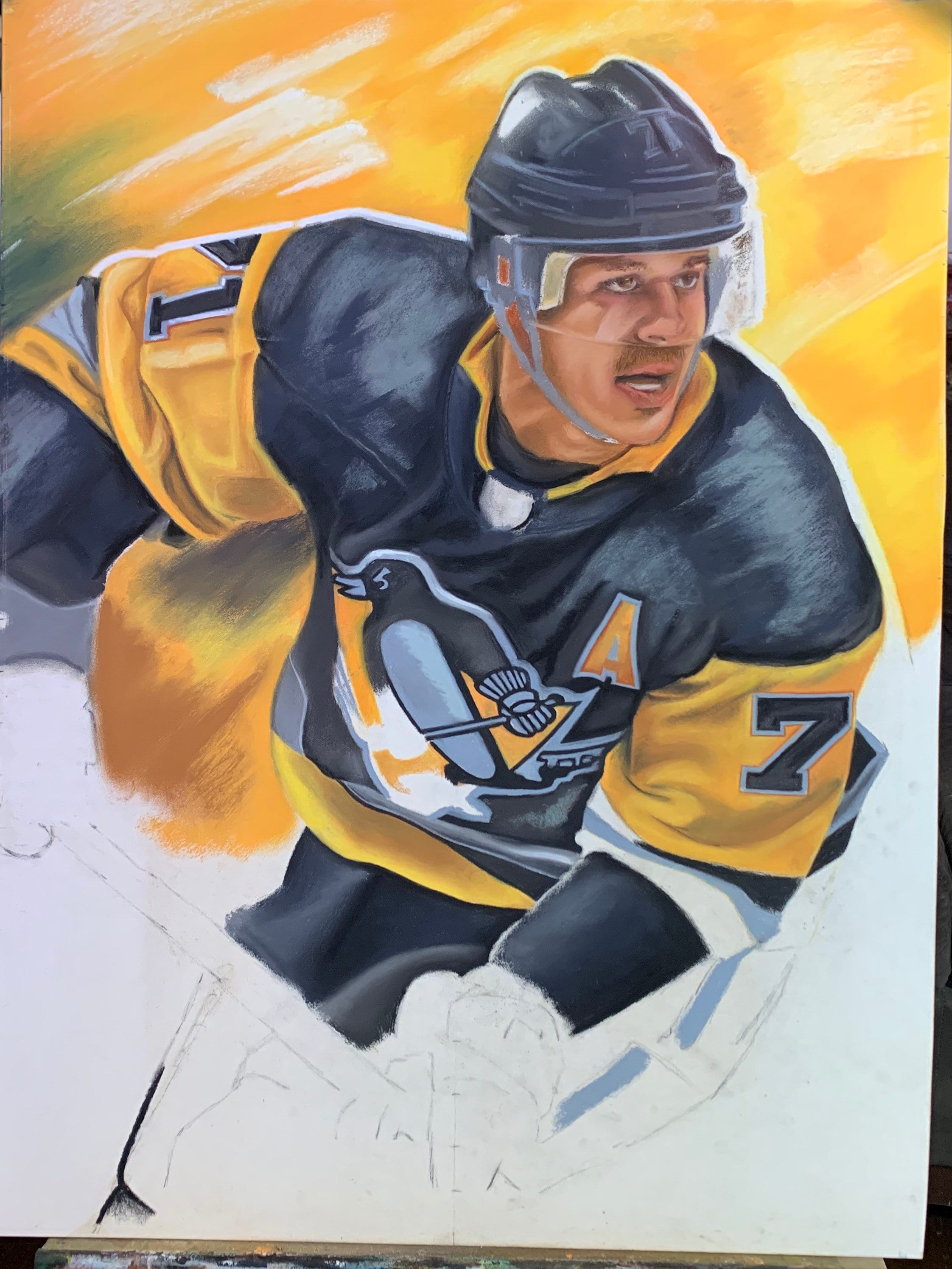 Pittsburgh Penguins 8 X10" Art Print Hockey Evgeni "geno" Malkin by ...