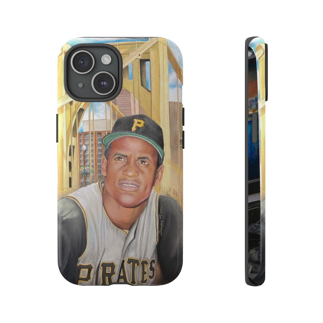 Pittsburgh Pirates Roberto Clemente With the Iconic Clemente Bridge ...