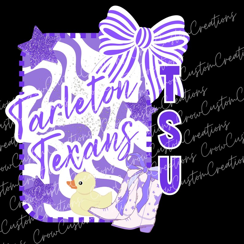 Tarleton Texans Digital Download - Etsy