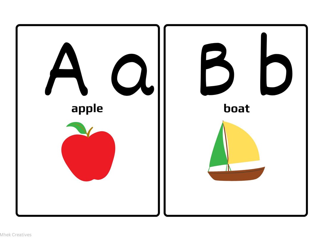 Interactive Alphabet Flashcards - Educational Tool for Kids, Preschool ...