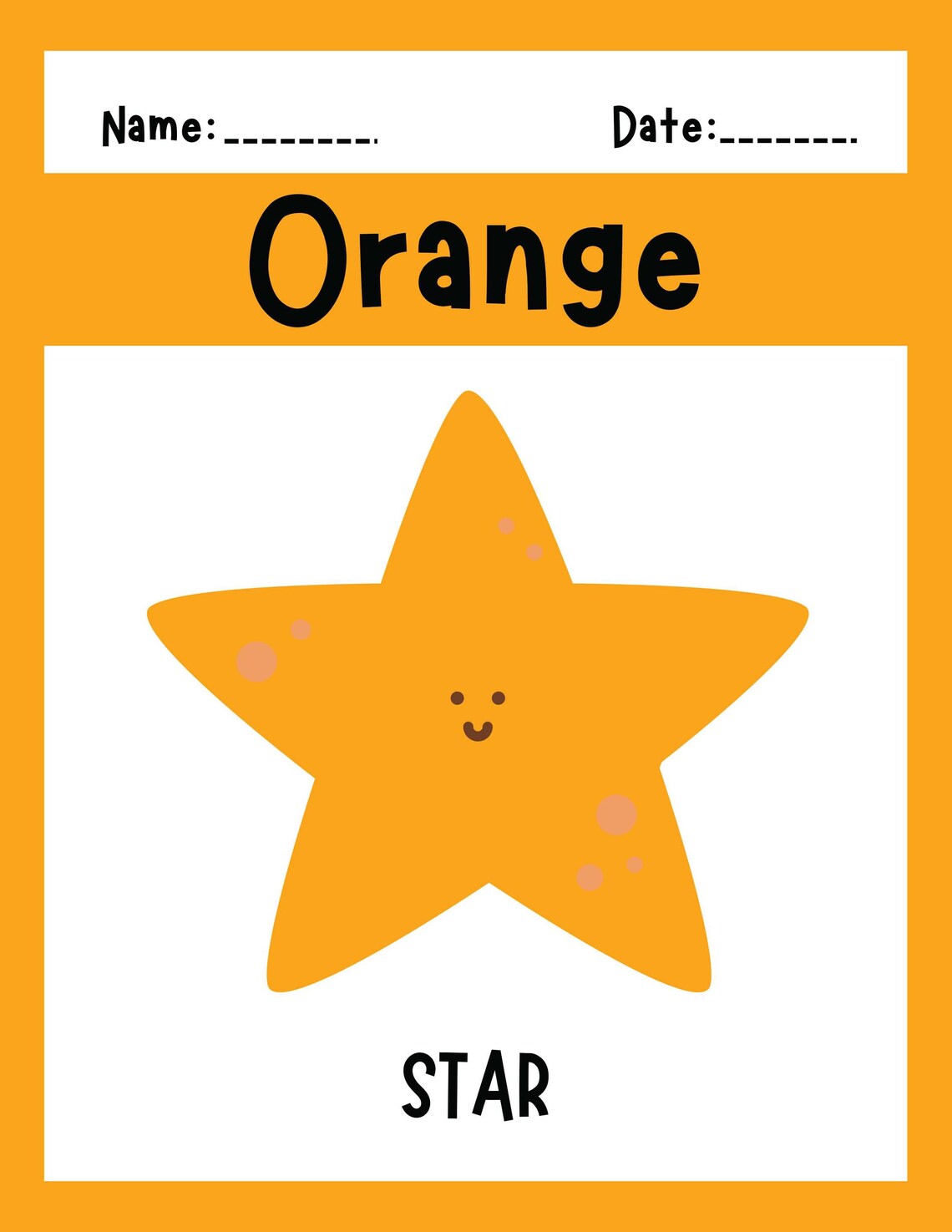 Printable Colors Learning Book: Fun Toddler Activities (digital ...