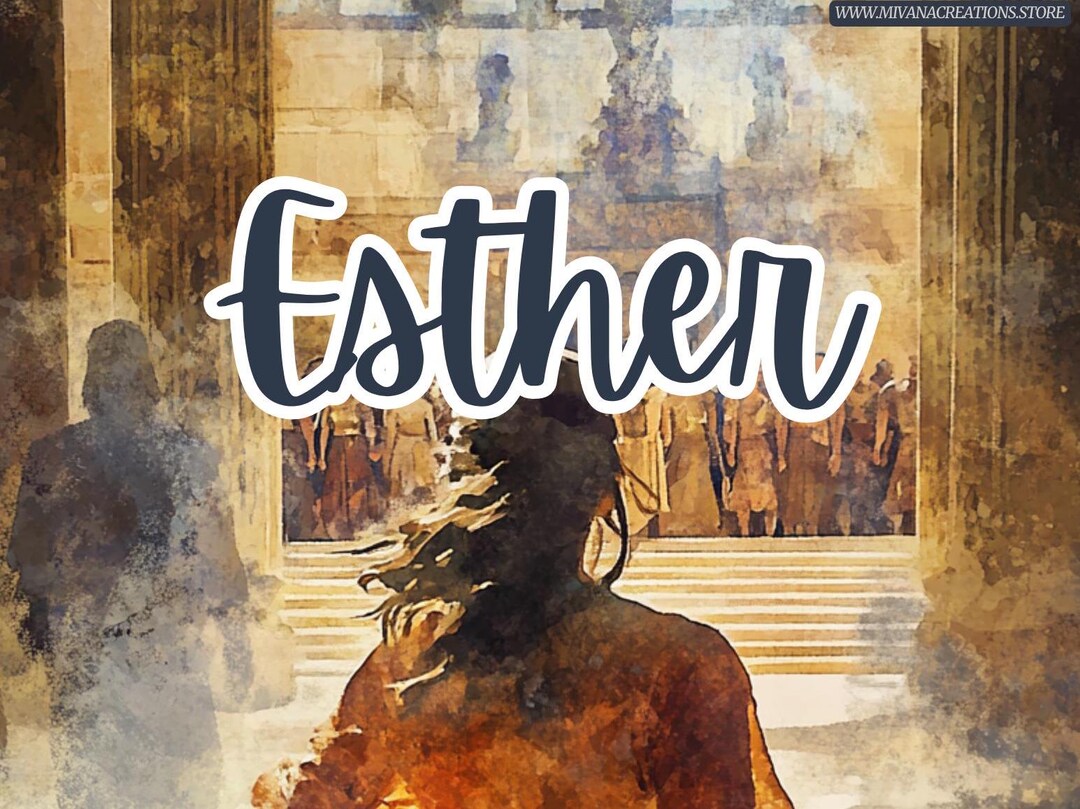 Esther - Printable Bible Lesson Including 20 Questions and Answer Keys ...