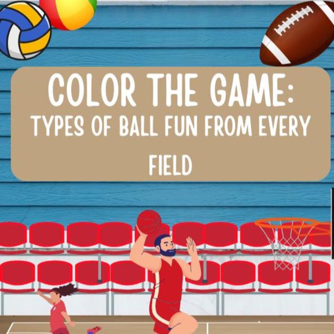 Color the Game: Types of Ball Fun From Every Field - Etsy