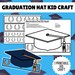 Printable Graduation Hat Craft for Kids | DIY Preschool & Kindergarten ...