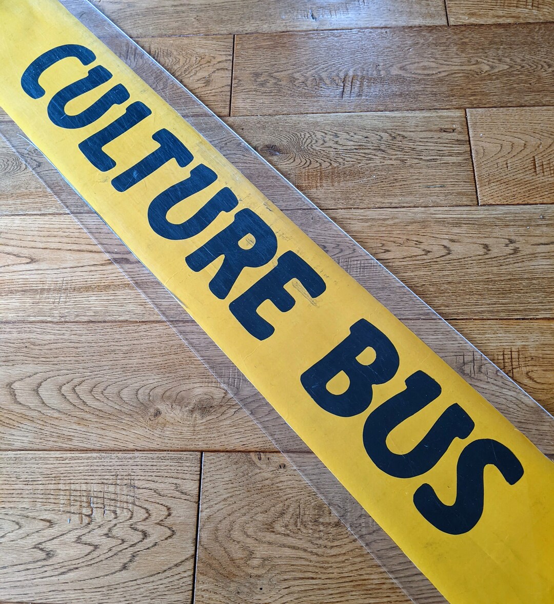 CULTURE BUS - Vintage London Bus Blind - Etsy