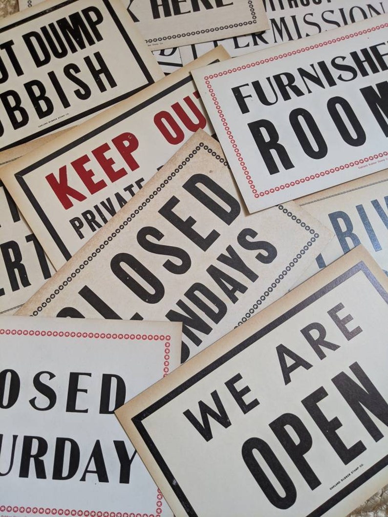 NO ENTRY Vintage Sign - Etsy