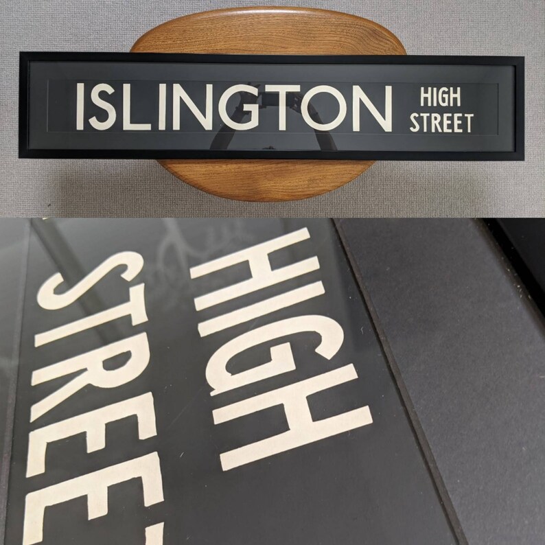 ISLINGTON GREEN Vintage London Bus Blind | Etsy