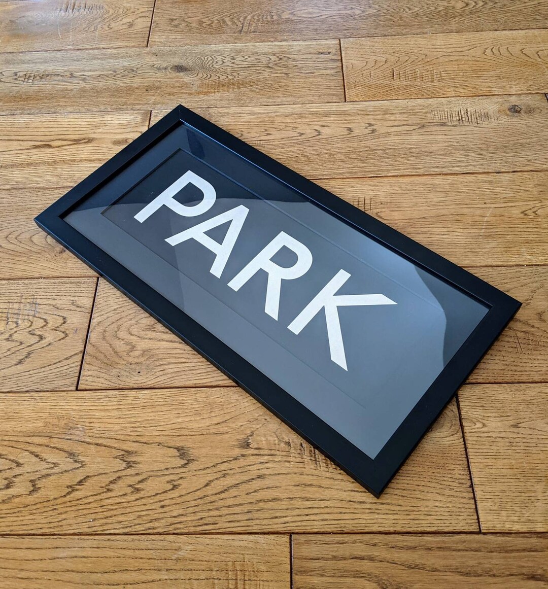 PARK - Vintage London Linen Bus Blind - Etsy