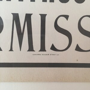 NO ENTRY - Vintage Sign - Etsy