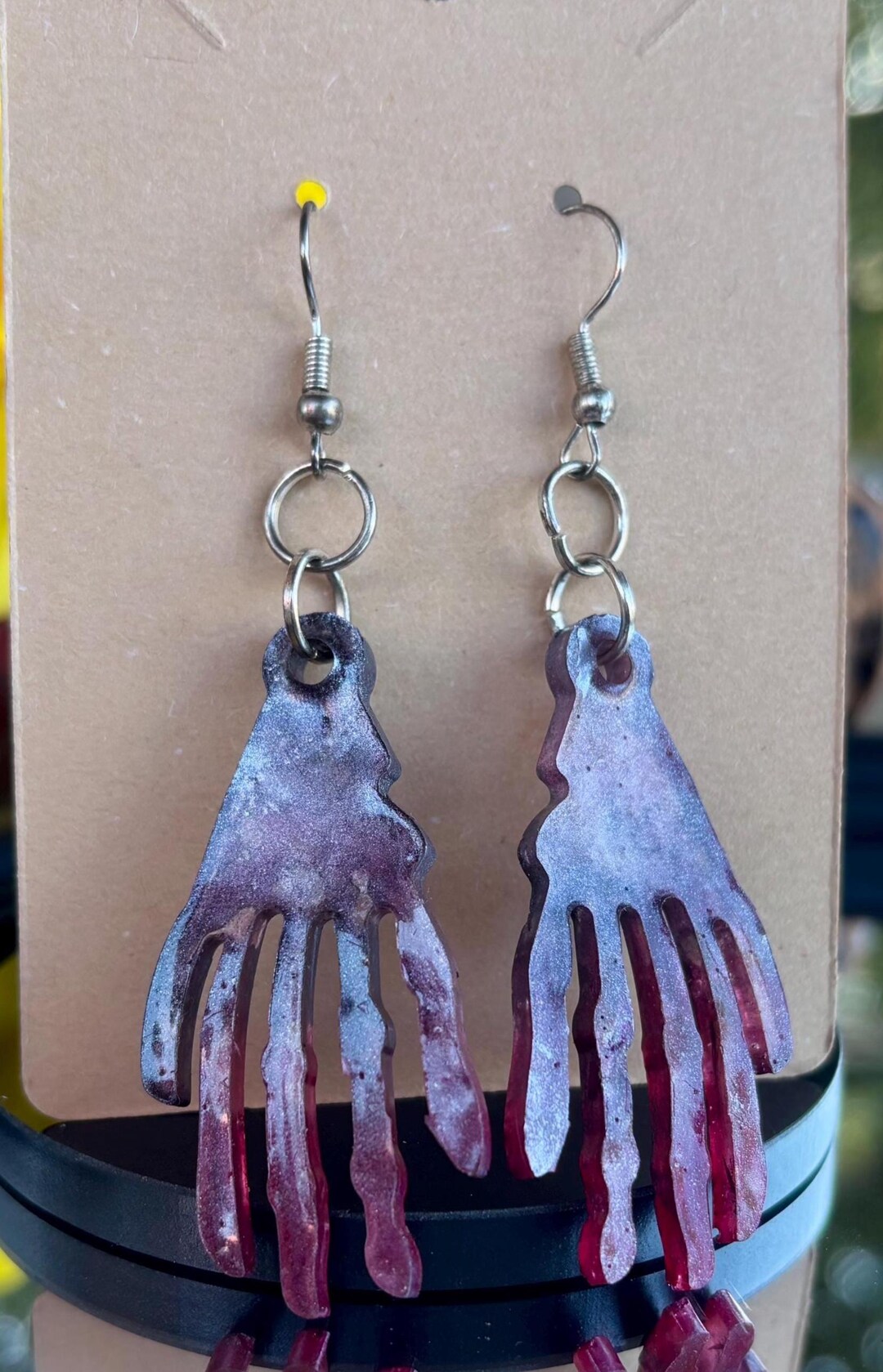 Skeleton Hand Earrings: Halloween Jewelry | Spooky Costume Idea ...