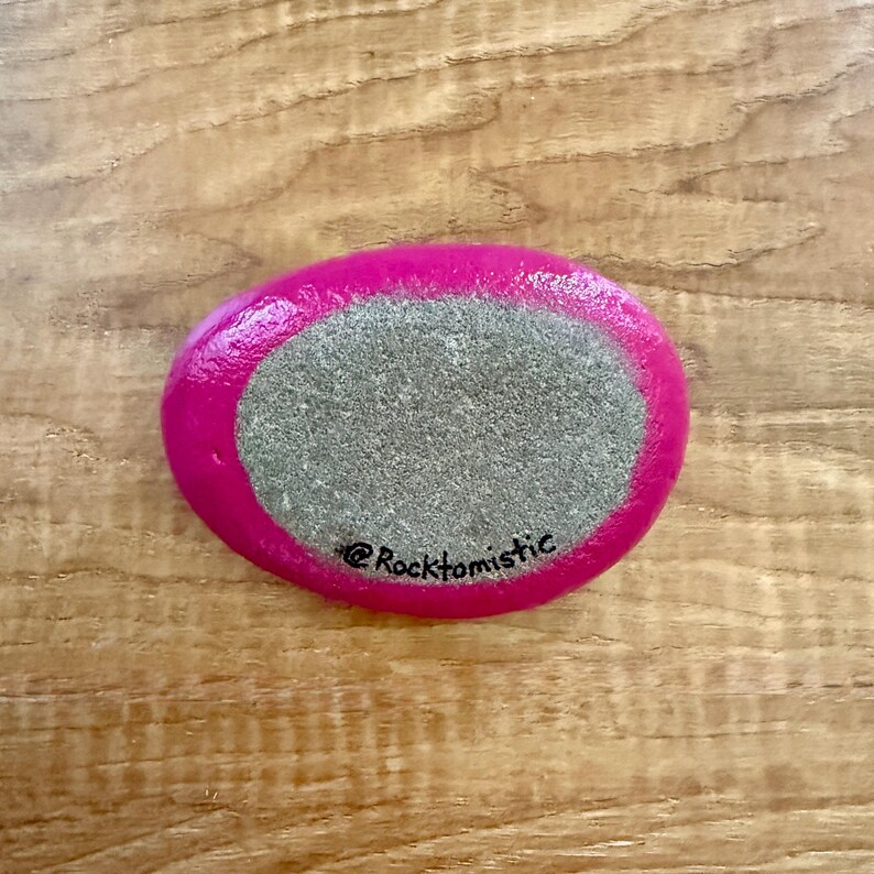 You Rock Hand-painted Love Stone - Etsy
