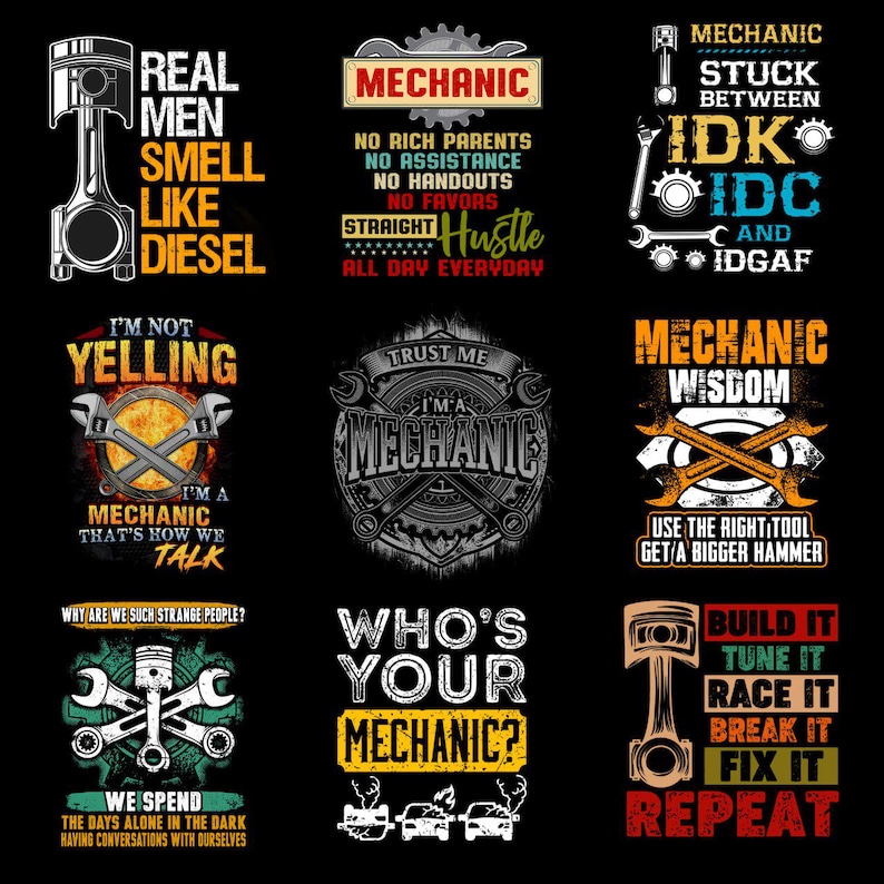 27 Mechanic Bundle Png, Mechanic Tools Png, Funny Mechanic Quotes Png ...