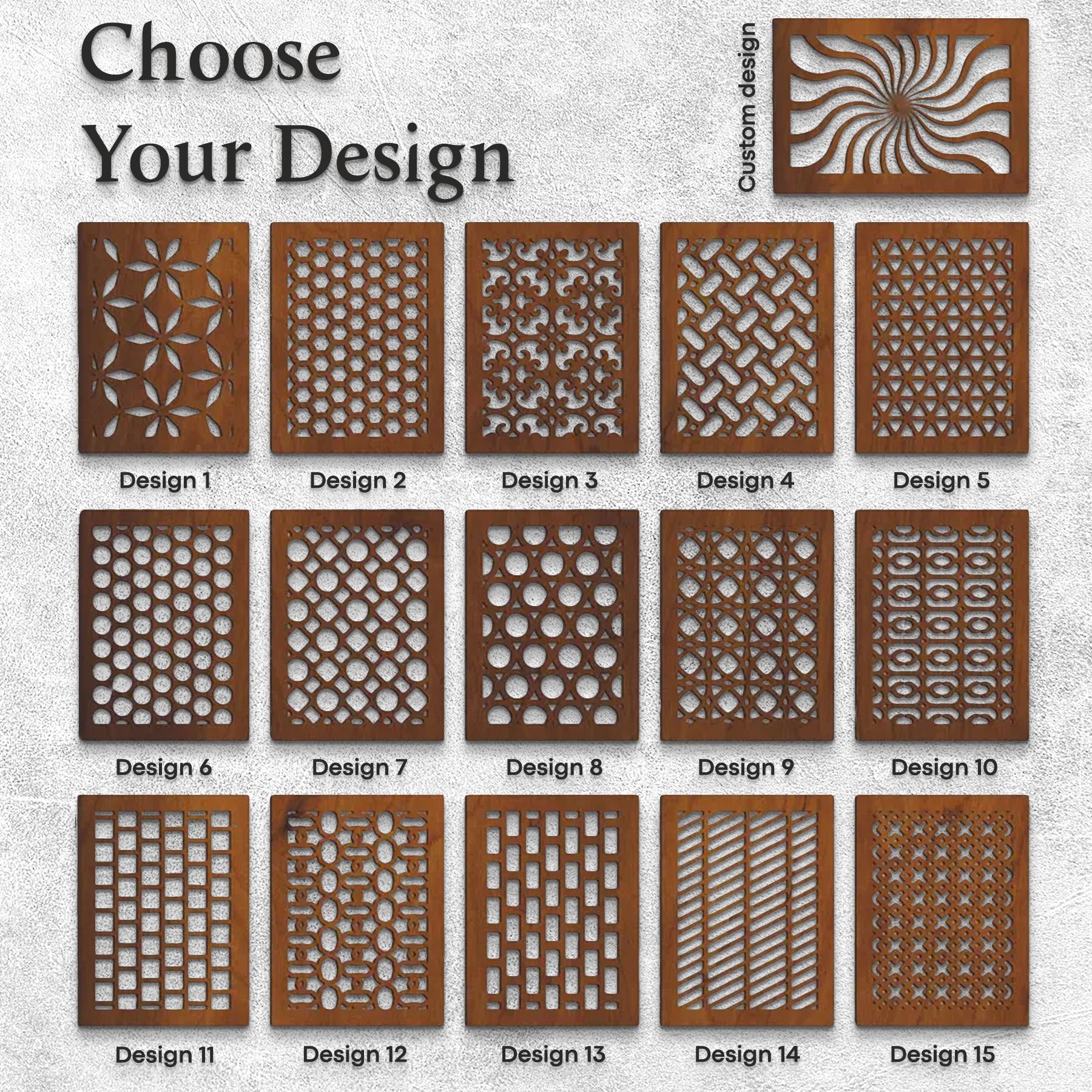 Custom Wood Vent Cover, Decorative Air Vent Cover, Ceiling Vent Cover ...