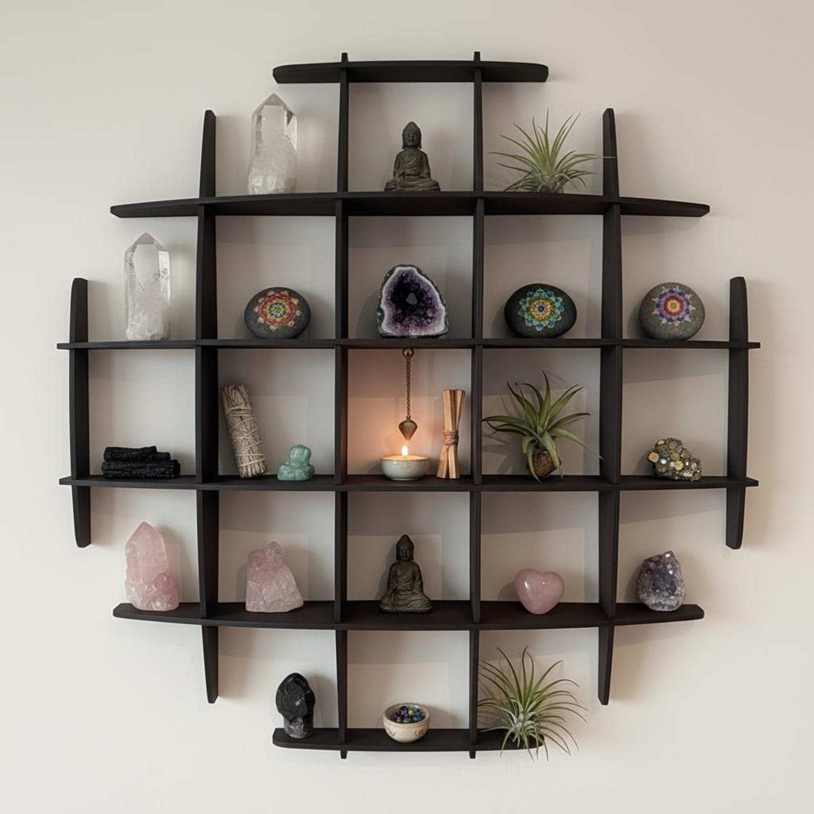 Perfume Display Shelf, Wall Mounted Shelf, Perfume Bottle Organizer ...