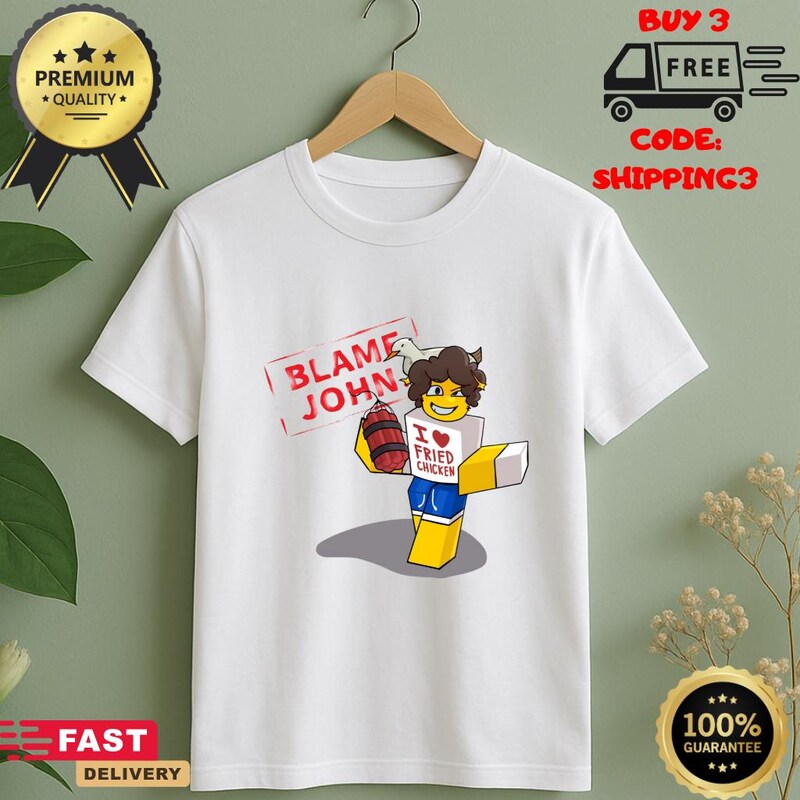 Blame John Shirt - Etsy