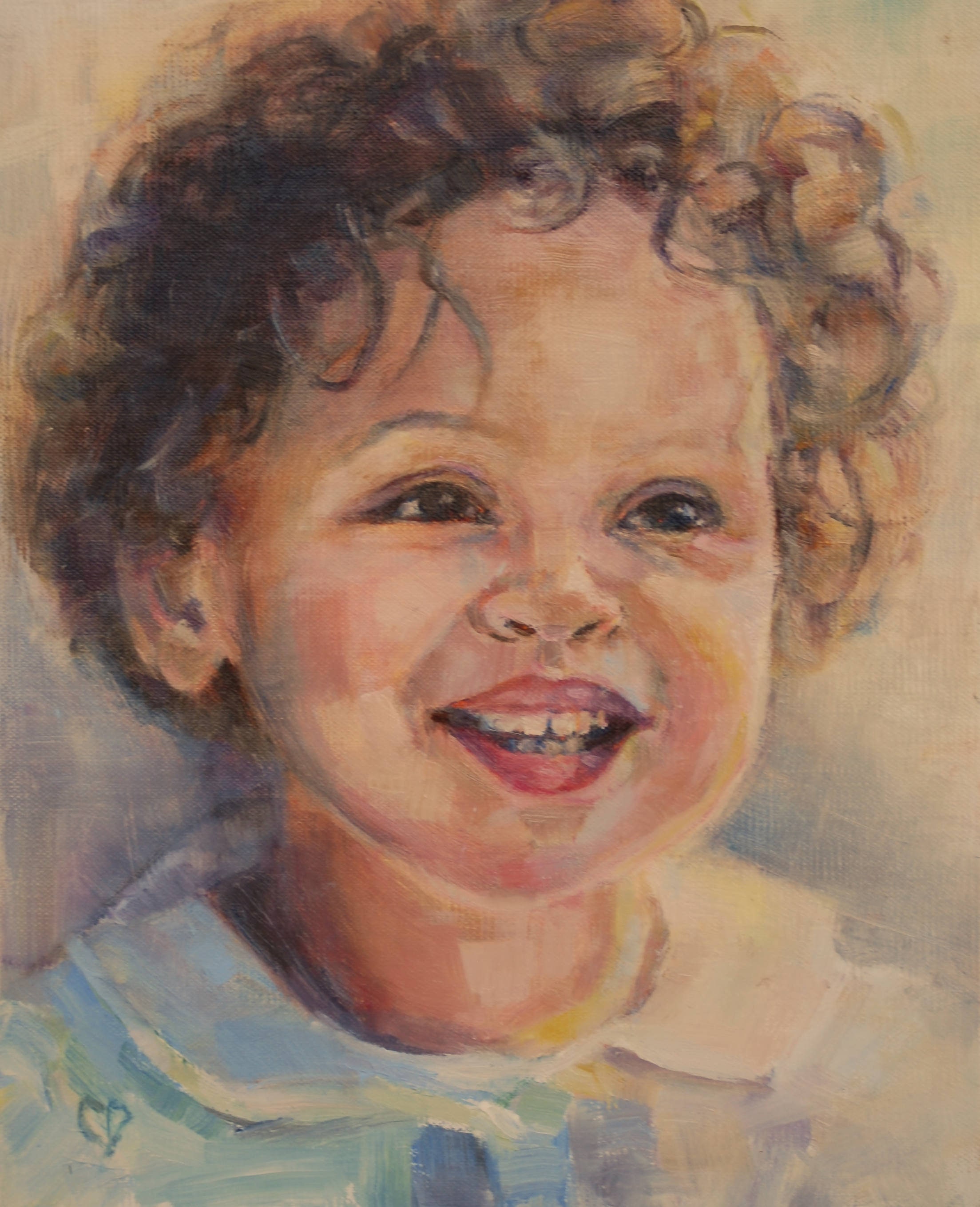 Custom Child Portrait Portrait Custom Kid Child Painting | Etsy