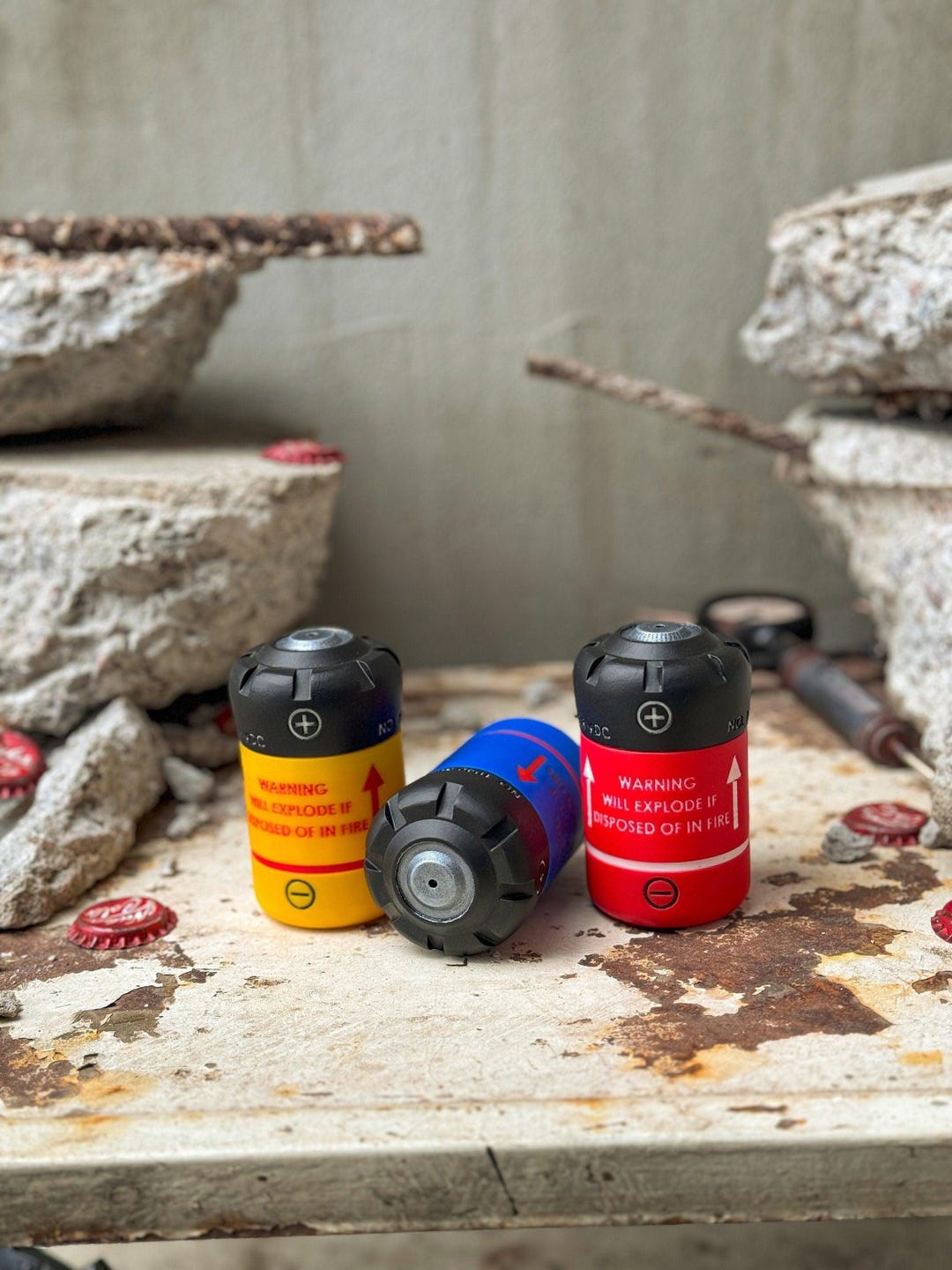 Ammunition Set From Fallout With Black Colored Lids, Fallout Fusion ...