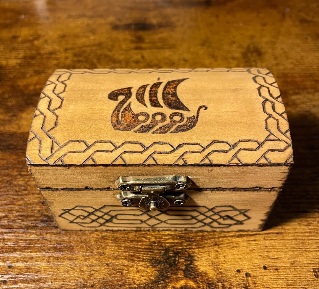 Odin's Box of Protection Unique Novelty Custom Handmade Viking Treasure ...