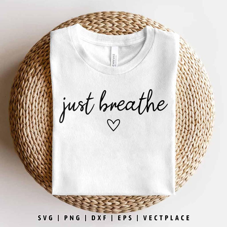 Just Breathe SVG - Etsy