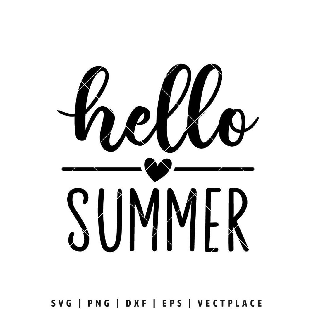 Hello Summer SVG - Etsy
