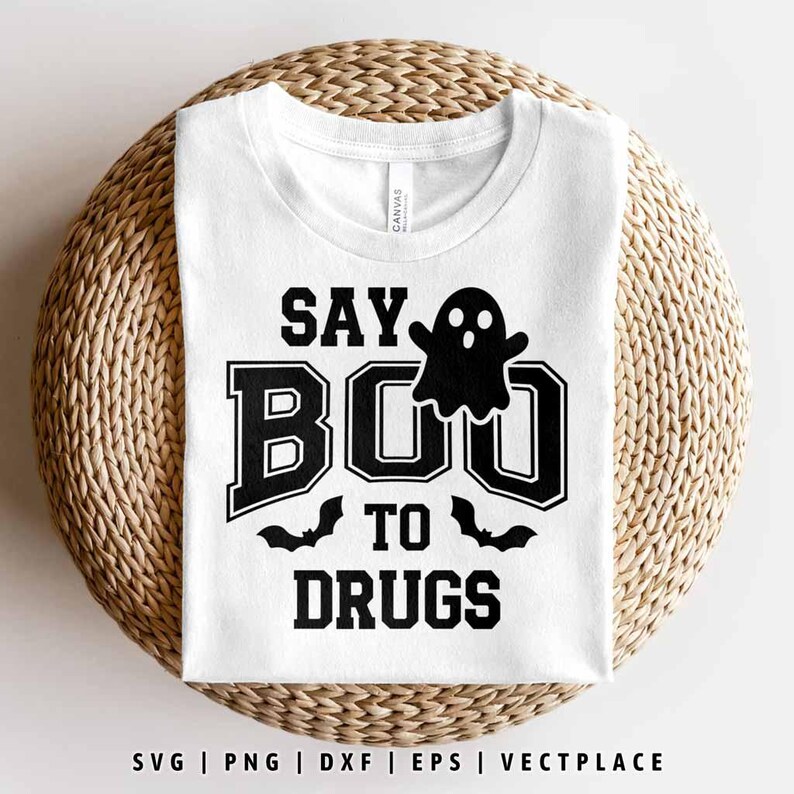 Say Boo to Drugs SVG, Red Ribbon Week SVG, Halloween Ghost SVG - Etsy