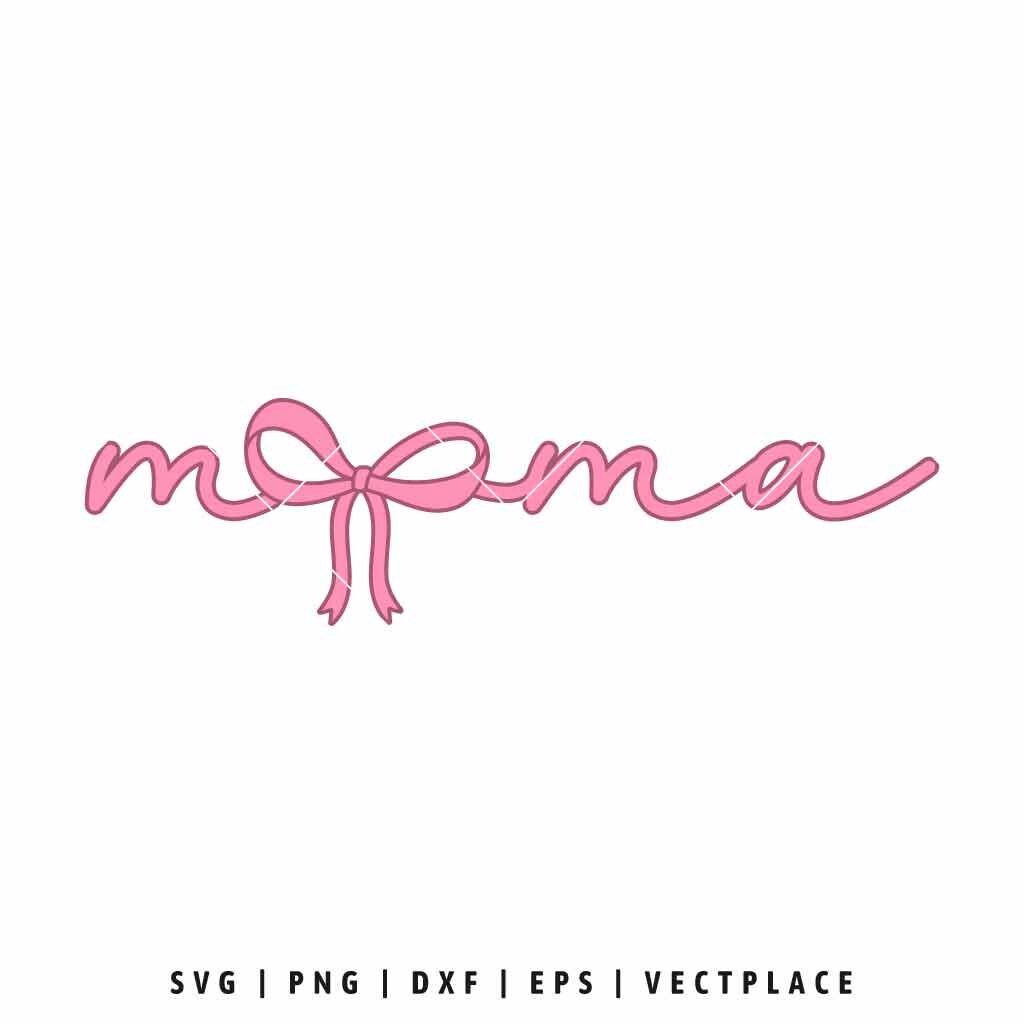 Mama Bow SVG, Coquette SVG, Mother's Day SVG - Etsy
