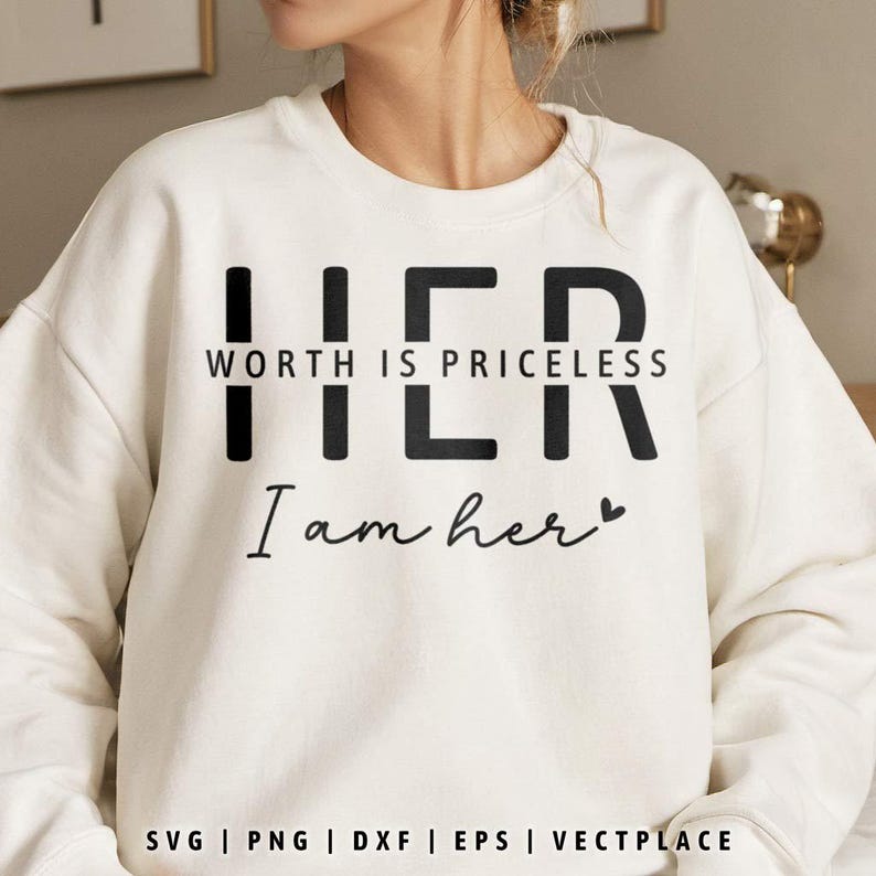 Her Worth is Priceless SVG - Etsy
