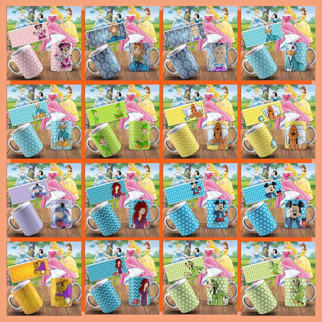37 Mug Design Template Disney Cartoons Sleepy Mug Sublimation Template ...