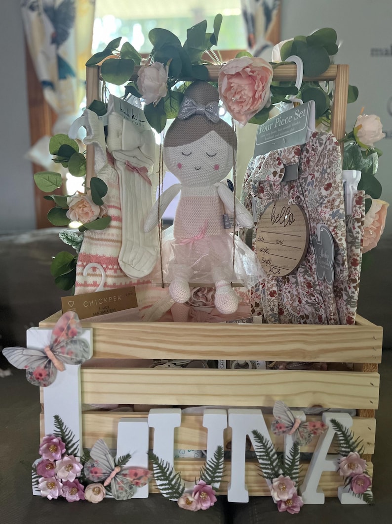 Ballerina Baby Shower Gift Crate - Etsy