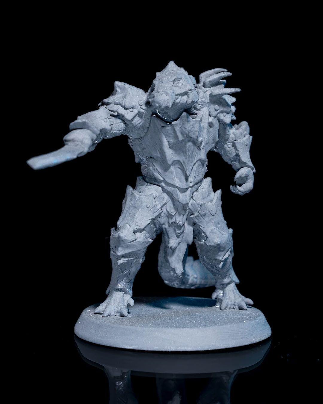 Siege of Ravenhold Arak General 3D Miniatures Resin Prints Fantasy RPG ...