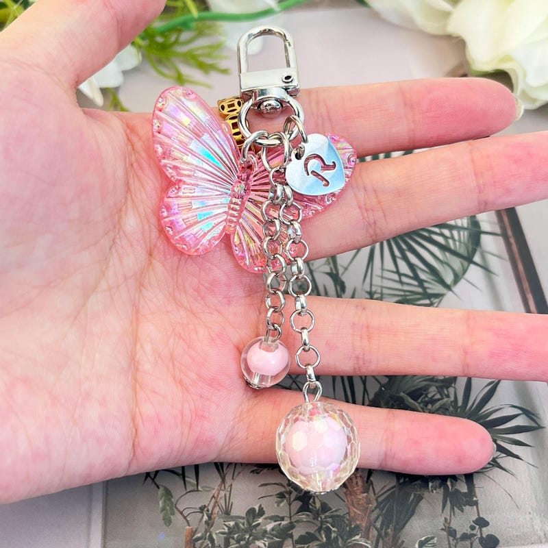 Butterfly Keychain - Etsy