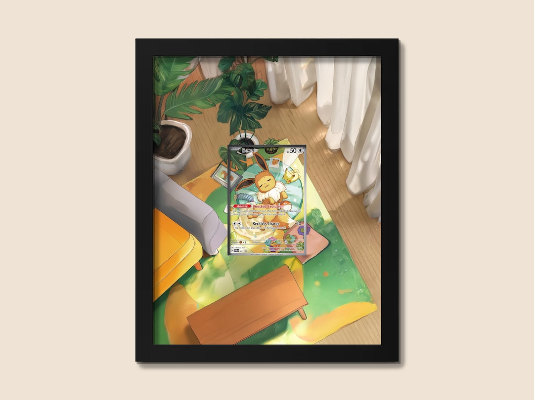 Sleeping Eevee Promo Display Frame – Scarlet & Violet Pokémon Card ...