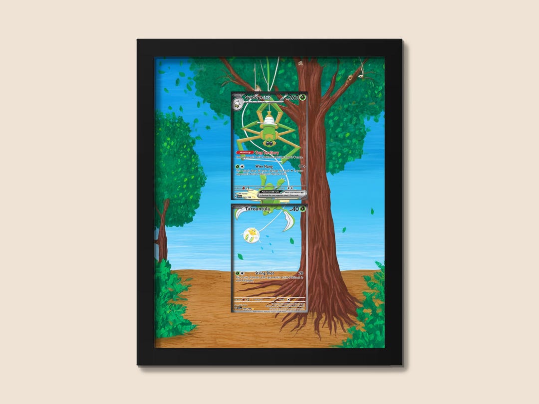 Spidops & Tarountula Display Frame – Pokémon Evolution Duo | 8x10 Frame ...