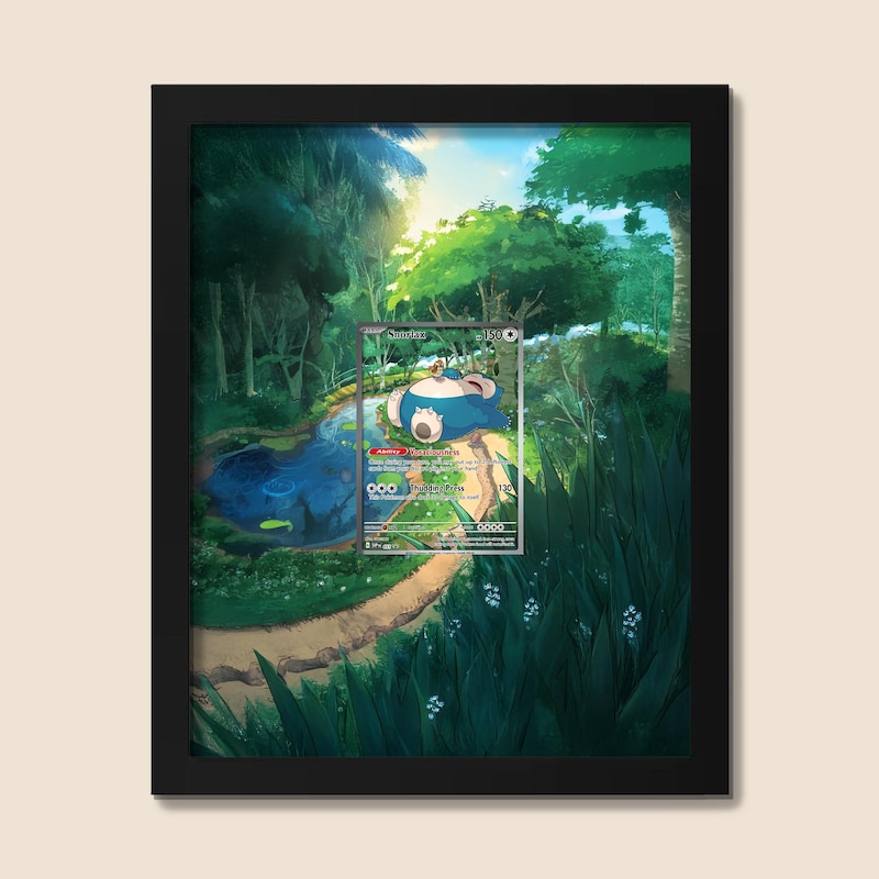 Snorlax Art Frame - Etsy