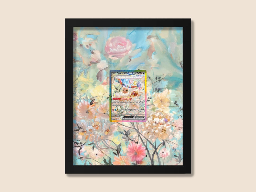 Eevee SIR Display Frame – Prismatic Evolutions Pokémon Card | 8x10 ...
