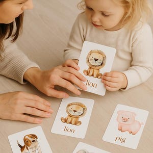 Printable Animal Flashcards for Kids – Learn Animals – Educational ...