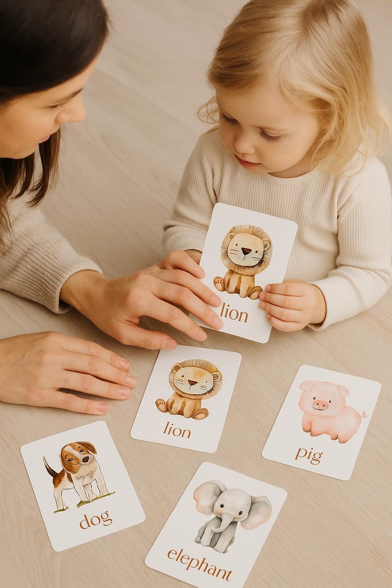 Printable Animal Flashcards for Kids – Learn Animals – Educational ...